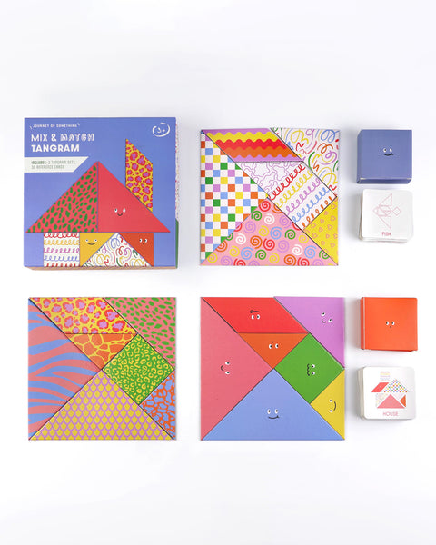 Tangram Puzzle - 3 Mix & Match Tangram Sets | Journey of Something