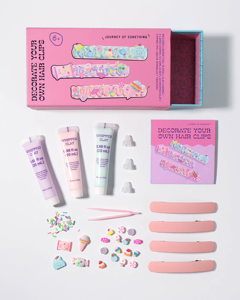Decorate Your Own Hair Clips Kit | Creative Kids Craft Fun