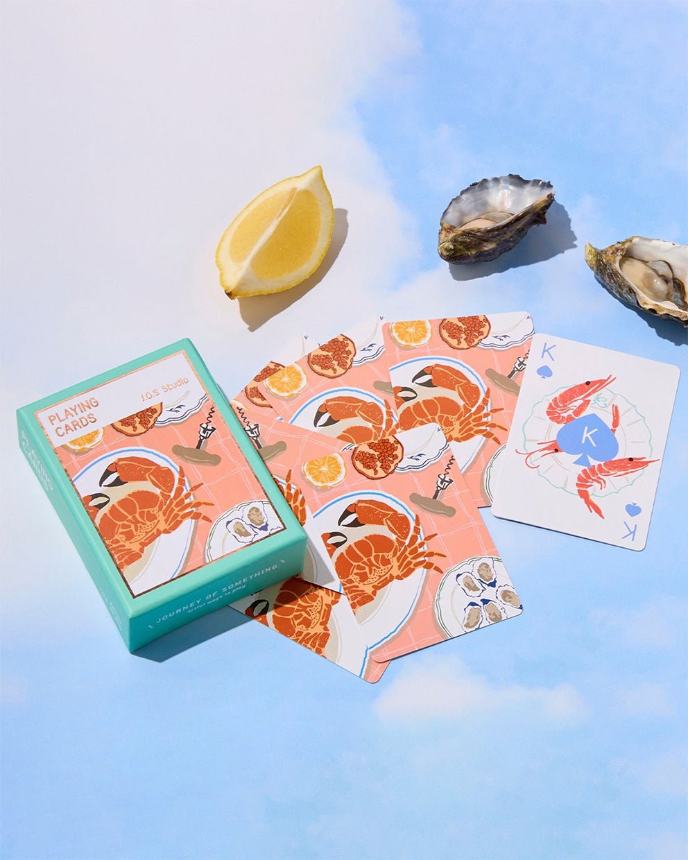 Mediterranean Summer Playing Cards | Stylish Cards Deck Gift