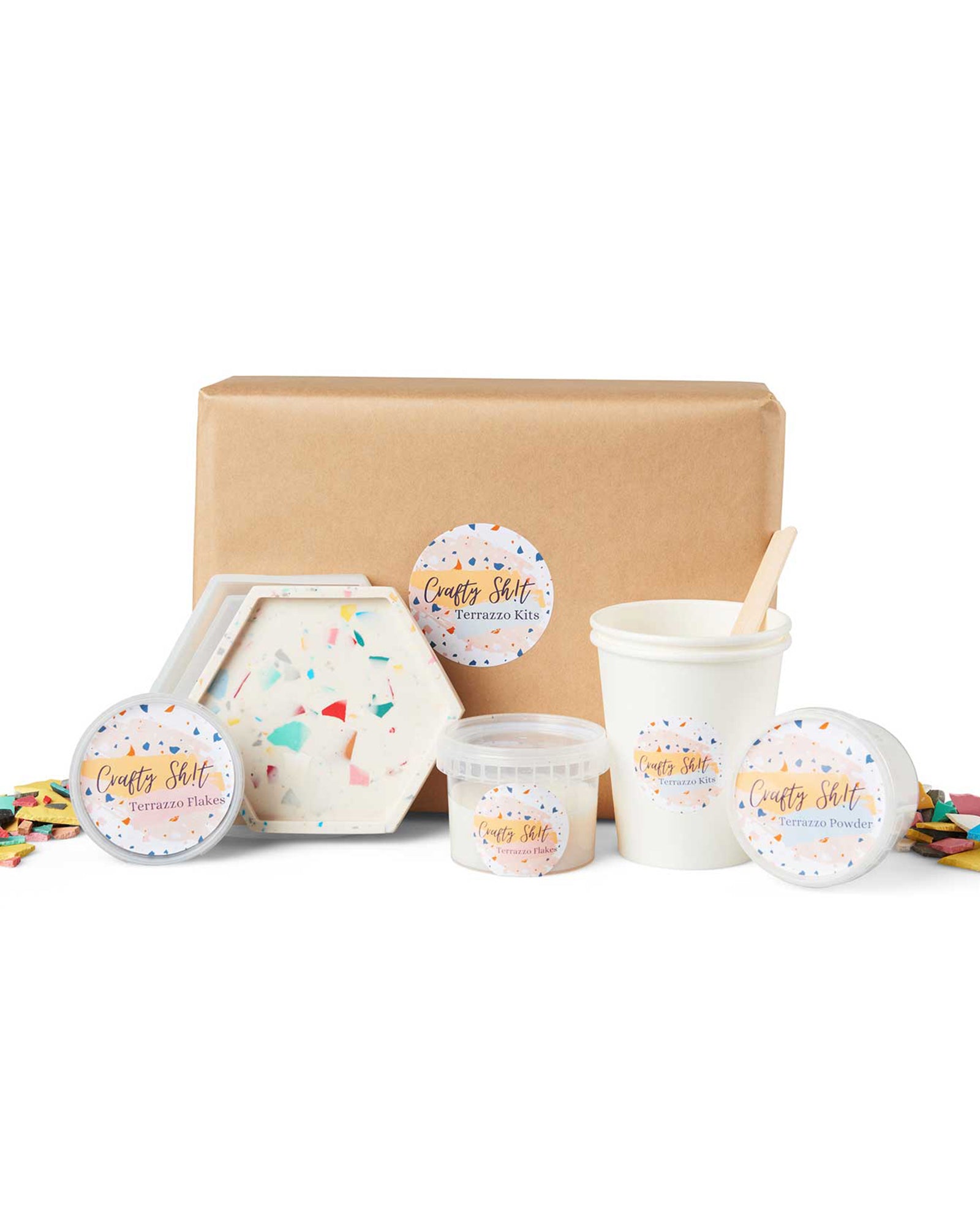 DIY Terrazzo Kit | Make Your Own Dish or Coaster | Arts & Crafts ...